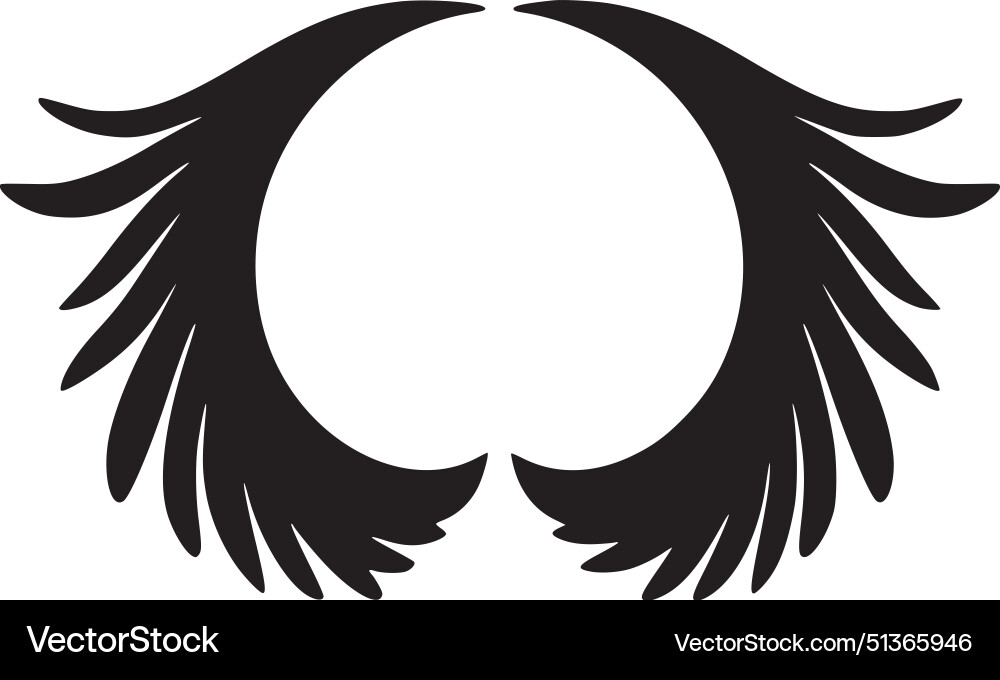 Angel wings - minimalist and flat logo Royalty Free Vector