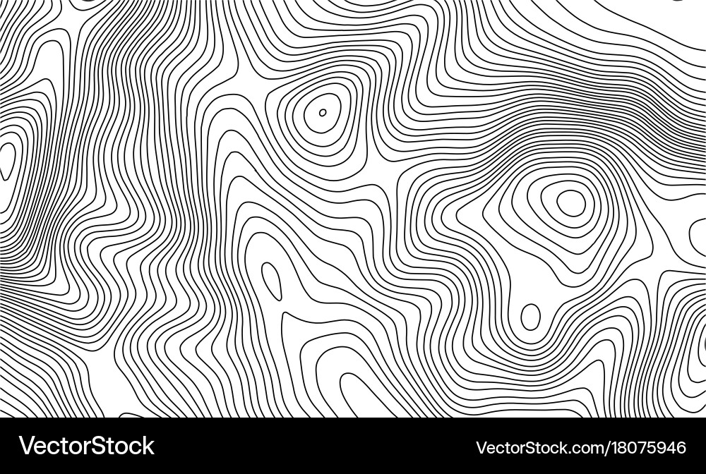 Topographic map contour background topo Royalty Free Vector