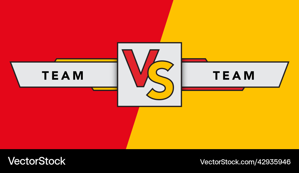 Versus battle background Royalty Free Vector Image