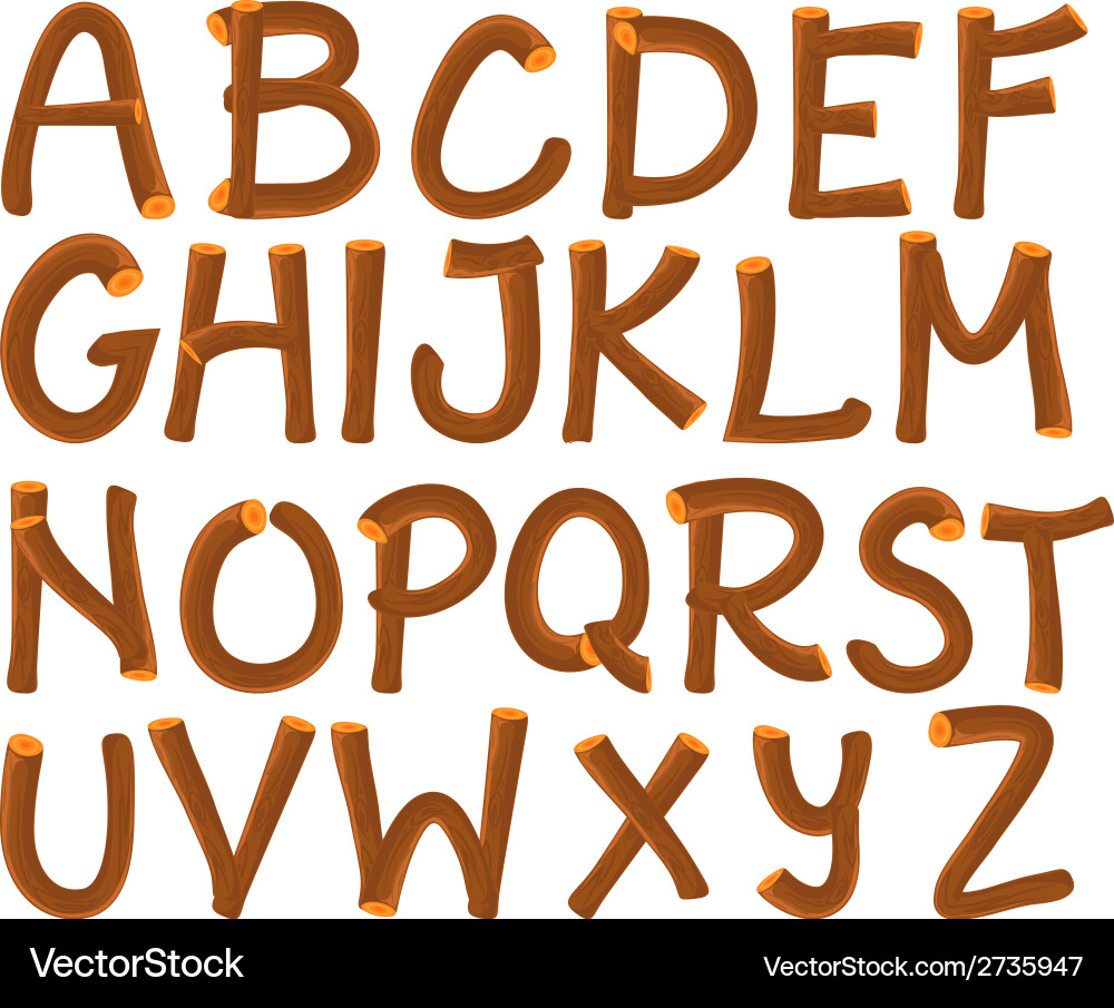 Alphabet Royalty Free Vector Image - VectorStock