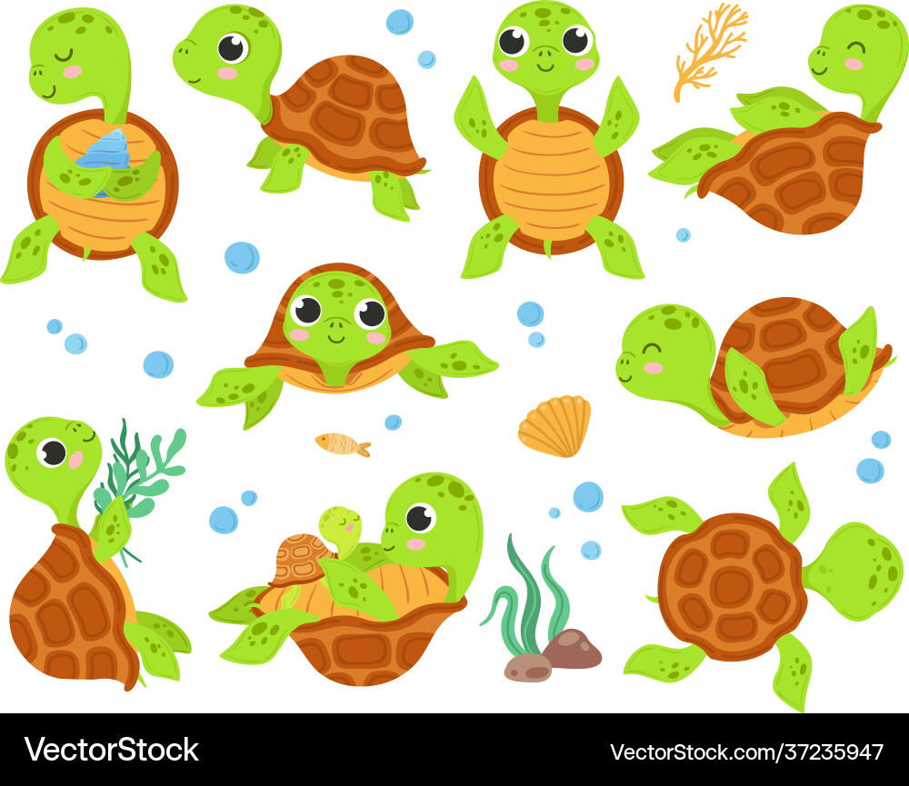 Comic Turtle Vector Images (over 2,800)