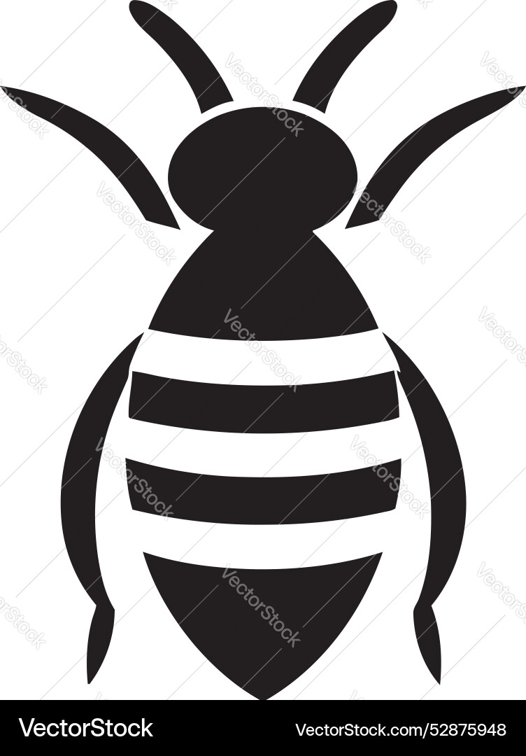 Buzzing beehive emblem industrious monarch seal Vector Image