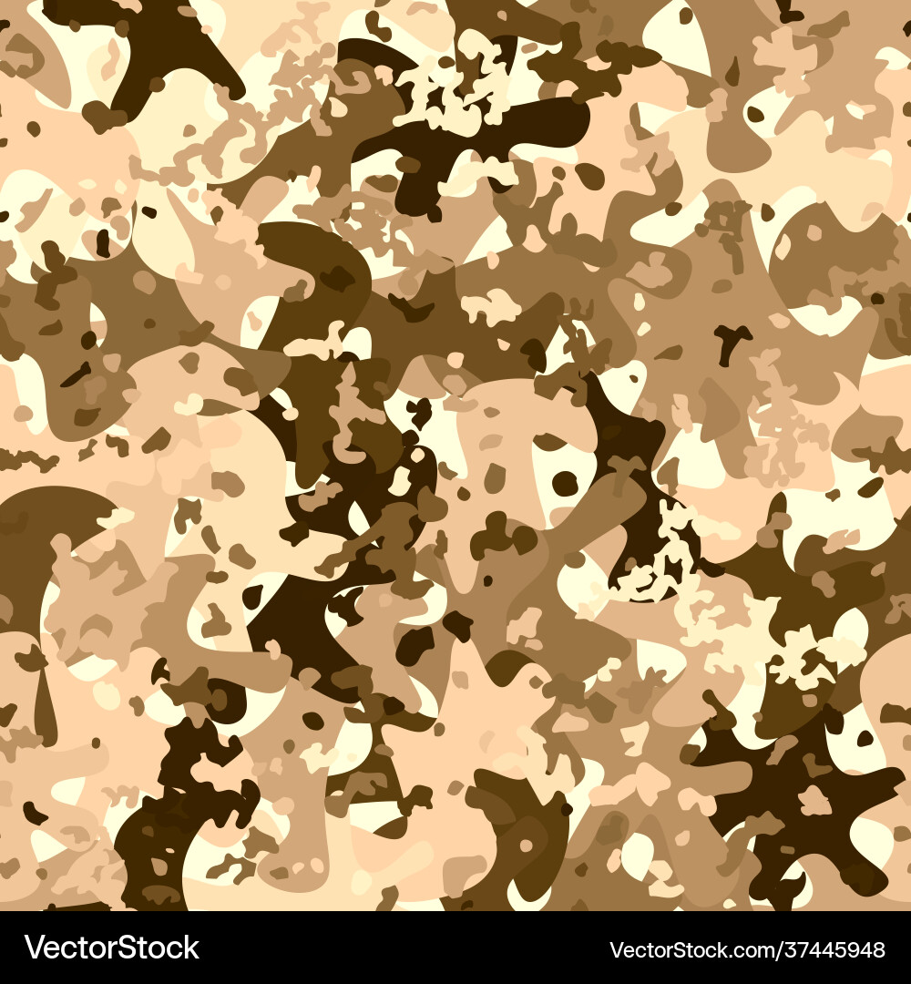 Desert Camo Pattern Royalty Free Vector Image - VectorStock