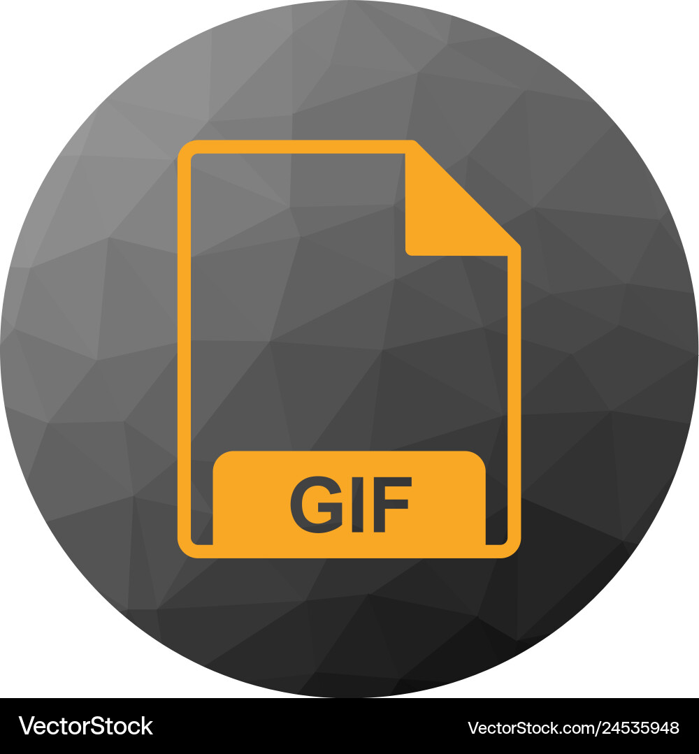 Gif icon Royalty Free Vector Image - VectorStock