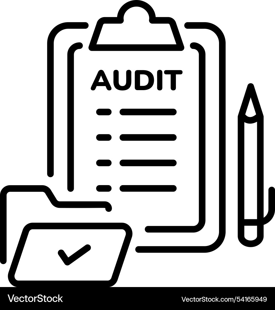 Audit Royalty Free Vector Image - VectorStock