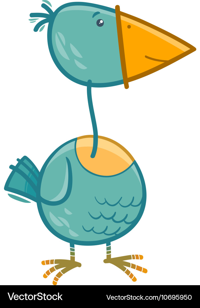 Bird cartoon Royalty Free Vector Image - VectorStock