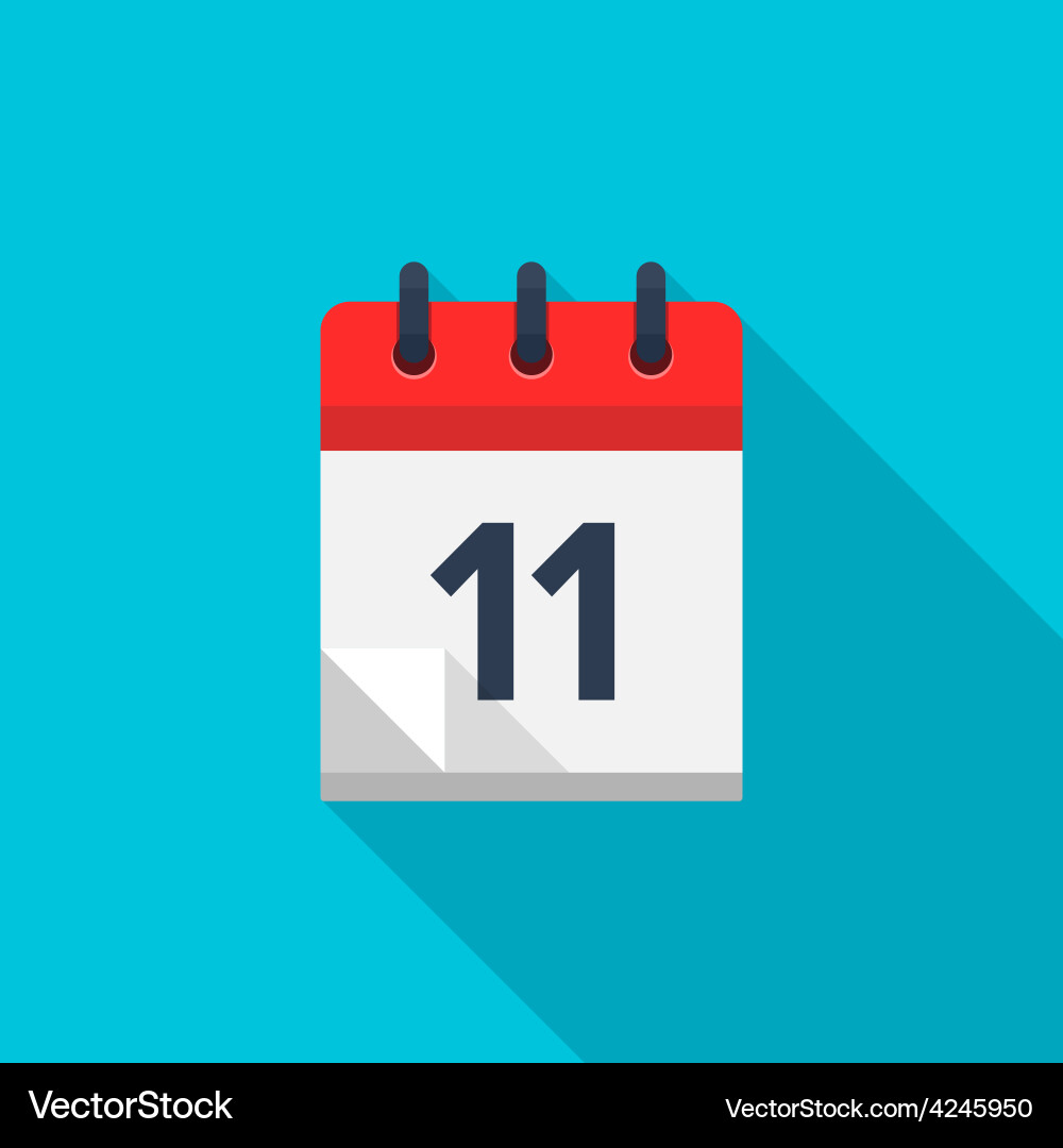 Plankalender Icon Datum und Zeit Hintergrund Vektorbild