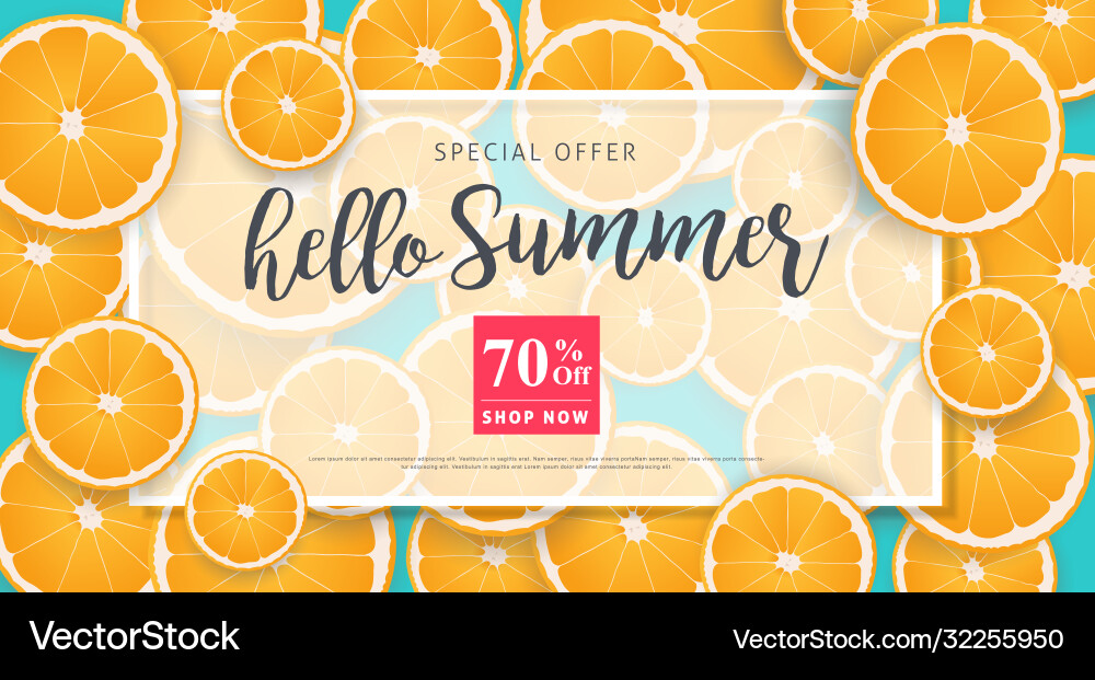 Summer 52 Royalty Free Vector Image - VectorStock
