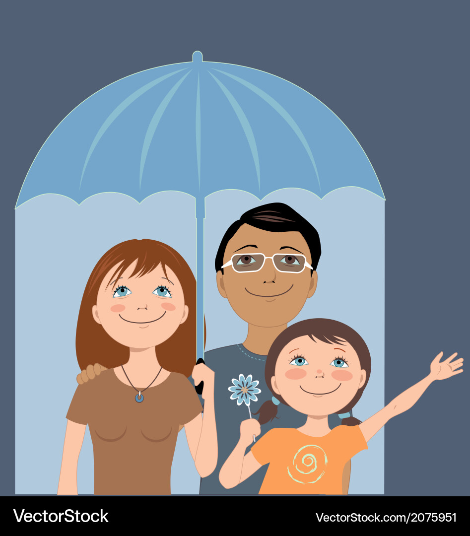 Family insurance Royalty Free Vector Image - VectorStock