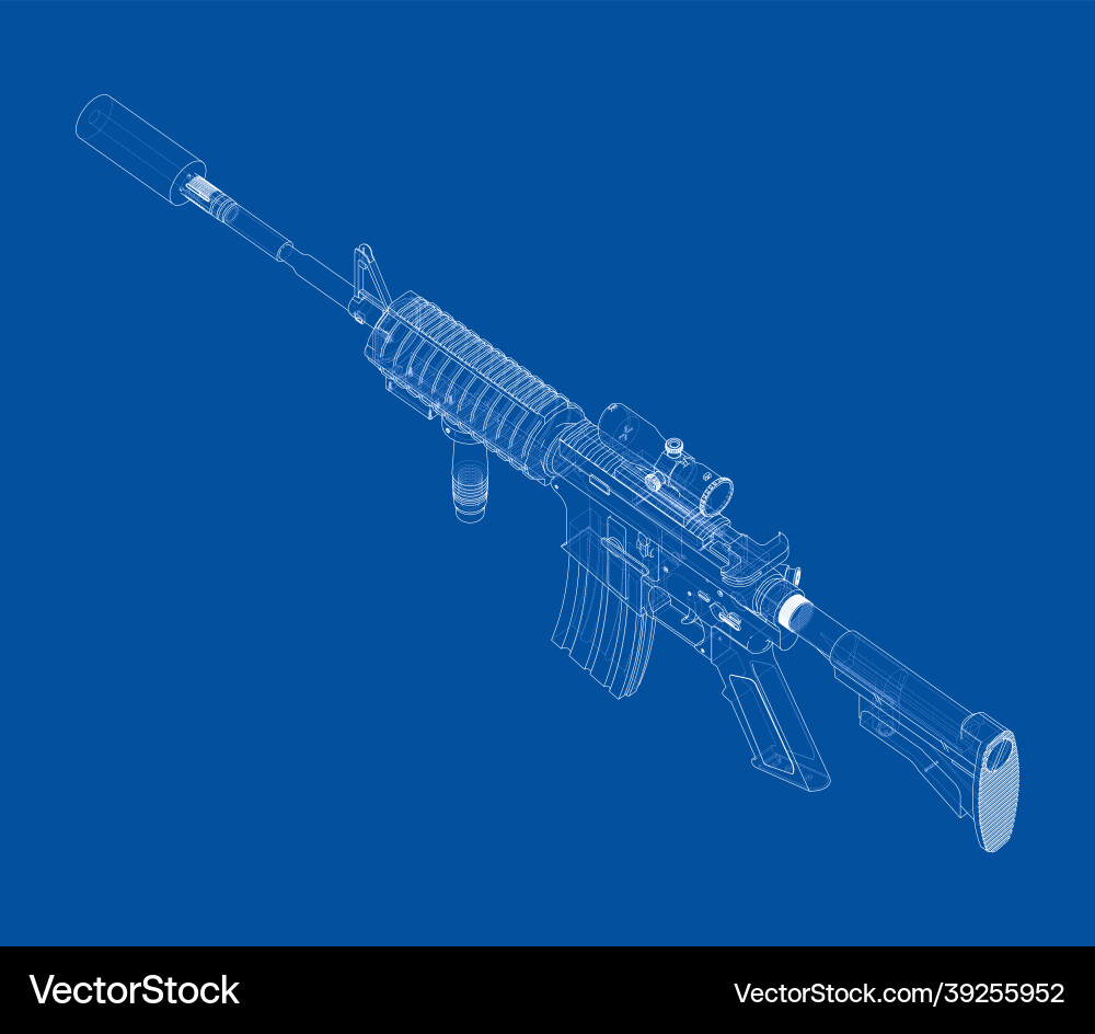 Army weapons Royalty Free Vector Image - VectorStock