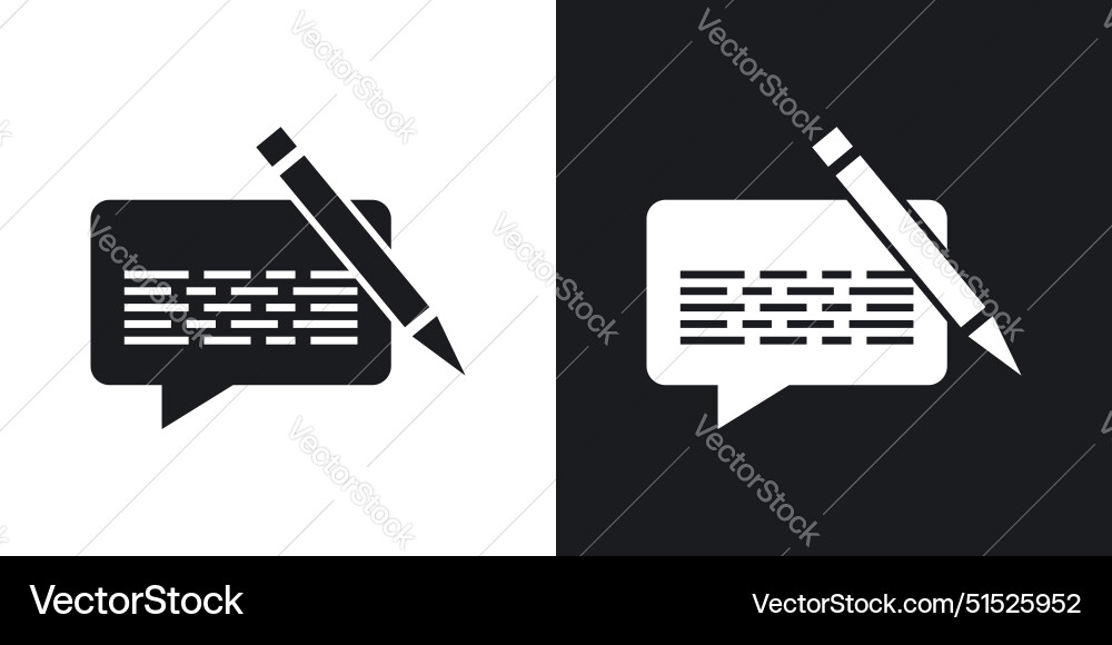 Write comment icon Royalty Free Vector Image - VectorStock