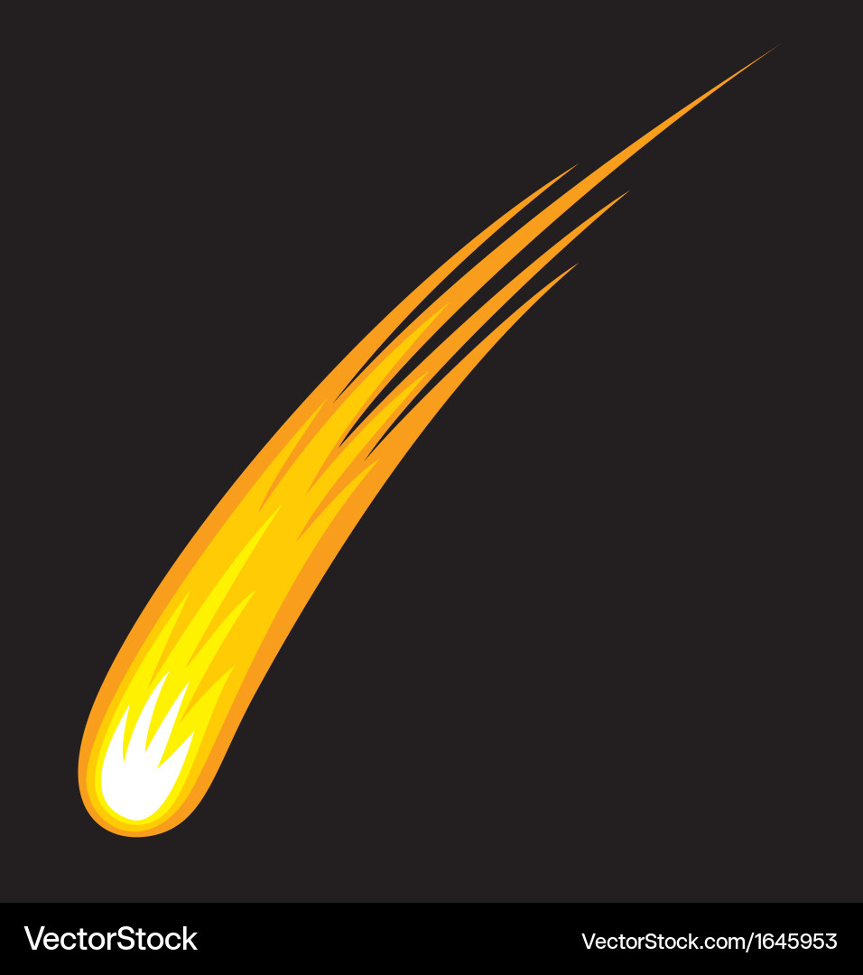 Comet Royalty Free Vector Image - VectorStock