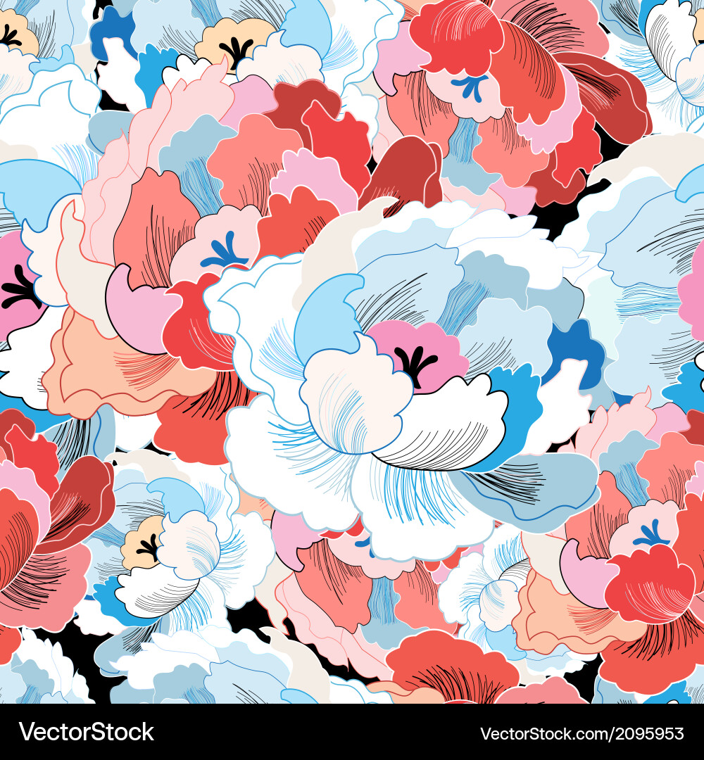Flower pattern Royalty Free Vector Image - VectorStock