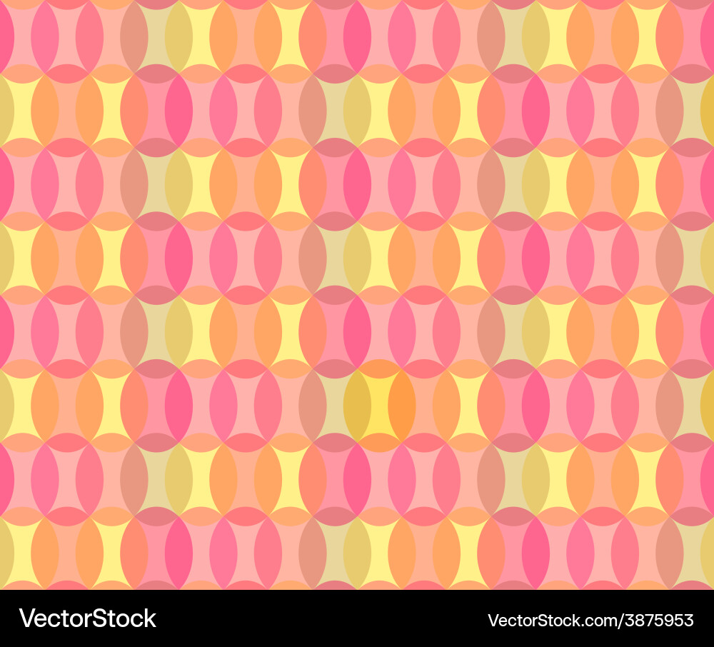 Geometric Ovals Pattern Royalty Free Vector Image