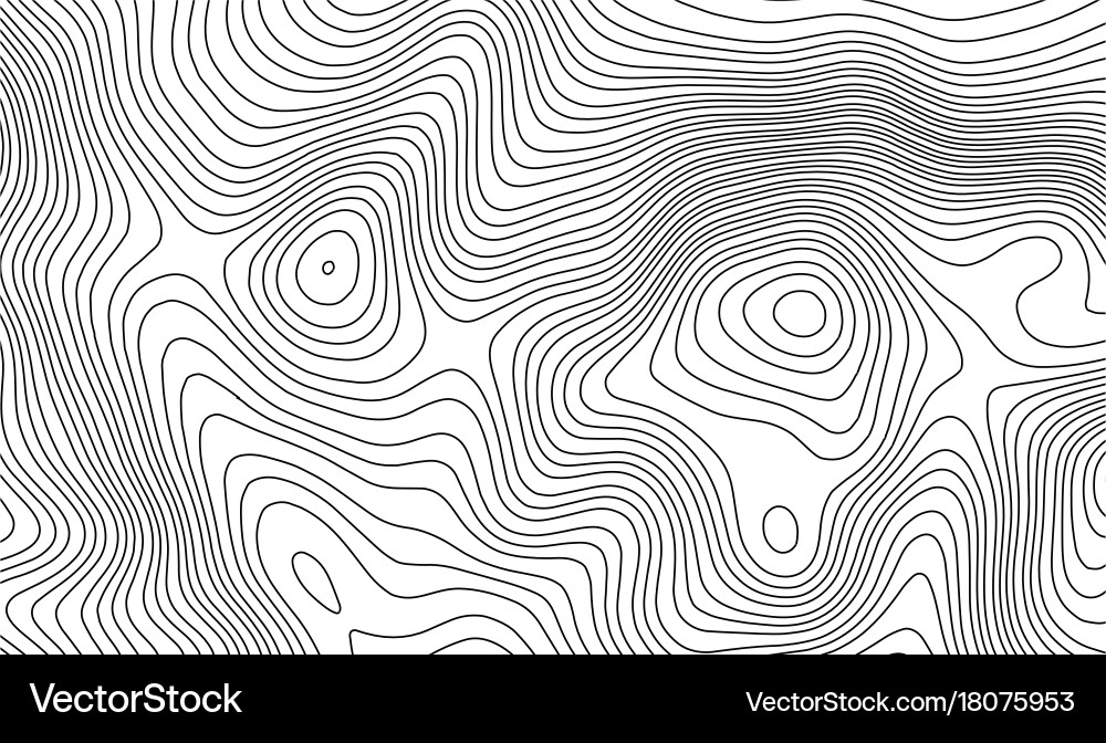 Topographic map contour background topo Royalty Free Vector