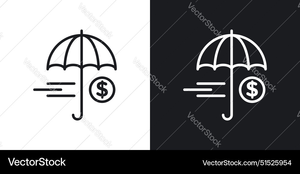 Assets protection icon Royalty Free Vector Image