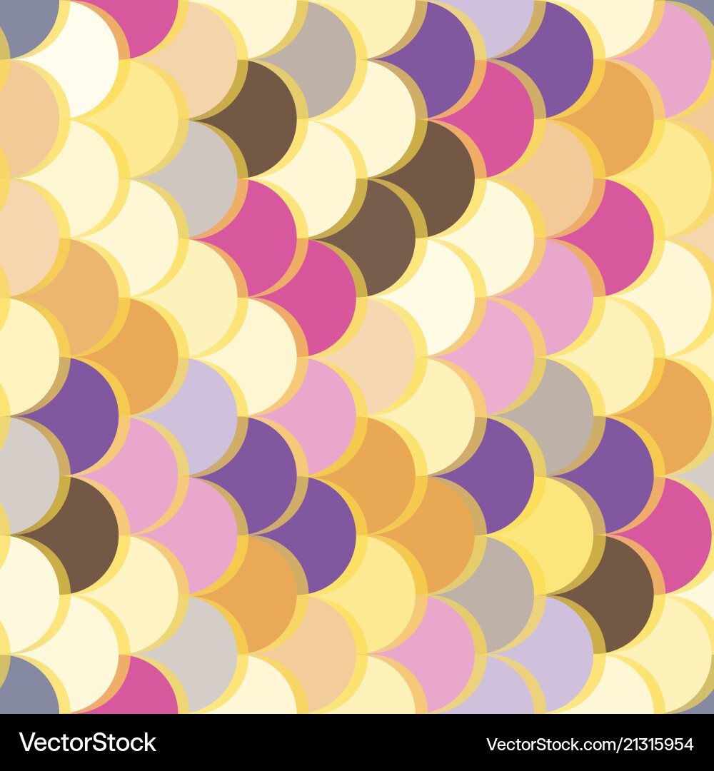 Paper scales seamless squama colourful Royalty Free Vector