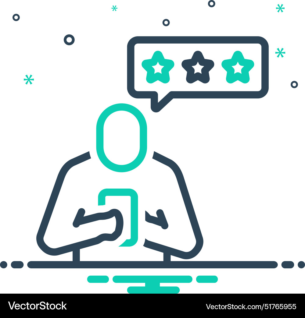 Give feedback Royalty Free Vector Image - VectorStock