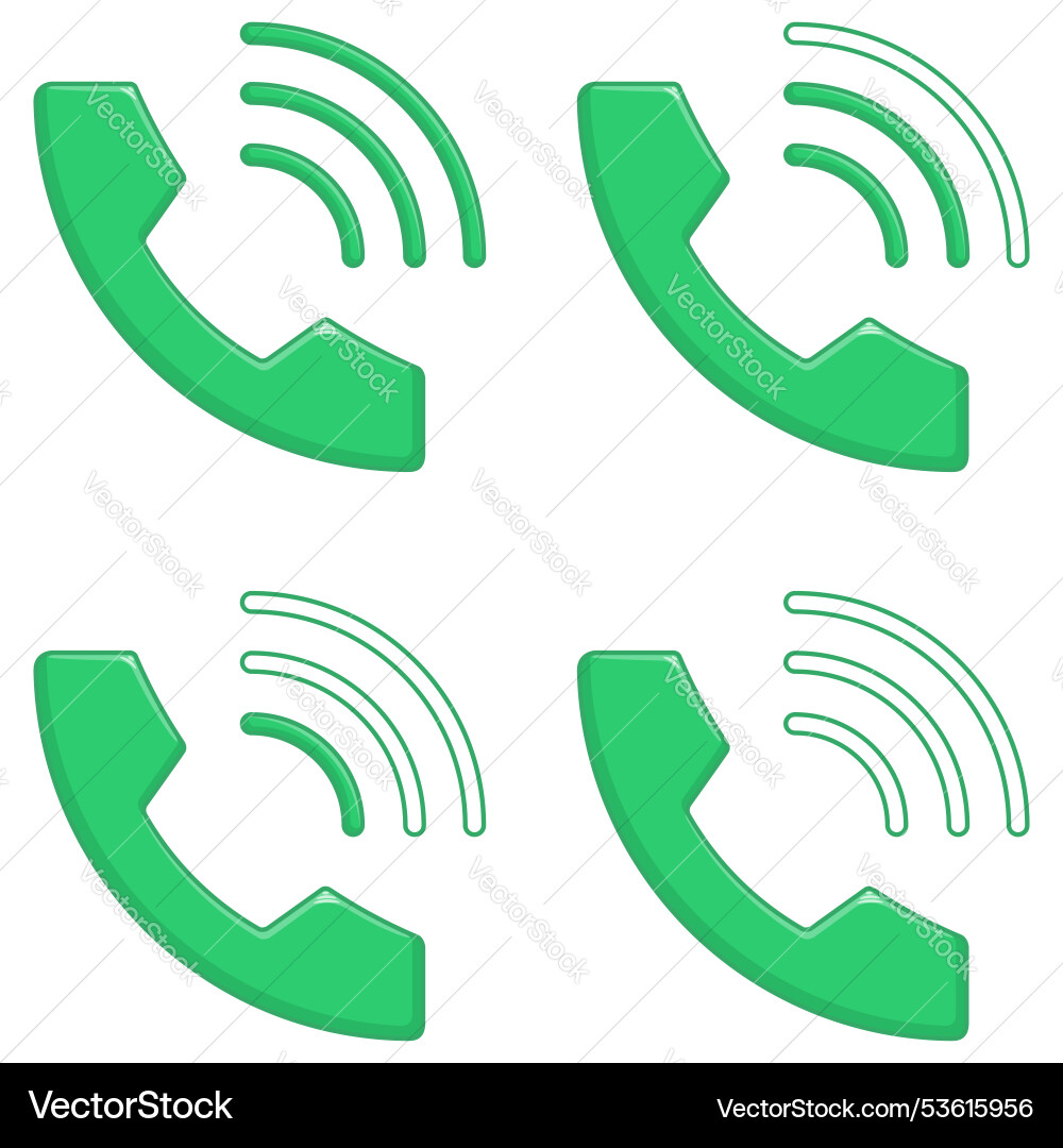 Telephone volume ringing speaking sound Royalty Free Vector