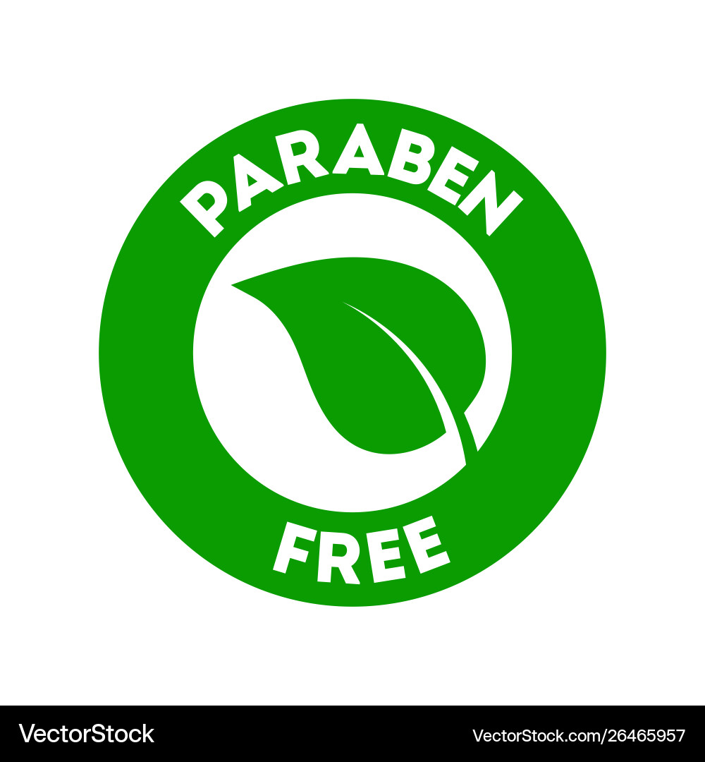 Paraben free icon Royalty Free Vector Image - VectorStock