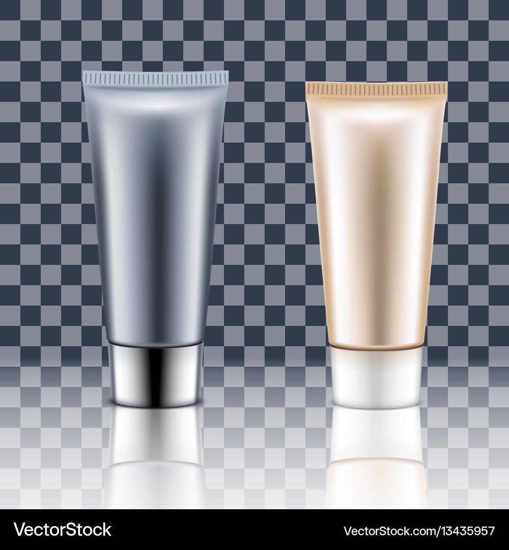Tube cream on a transparent background Royalty Free Vector