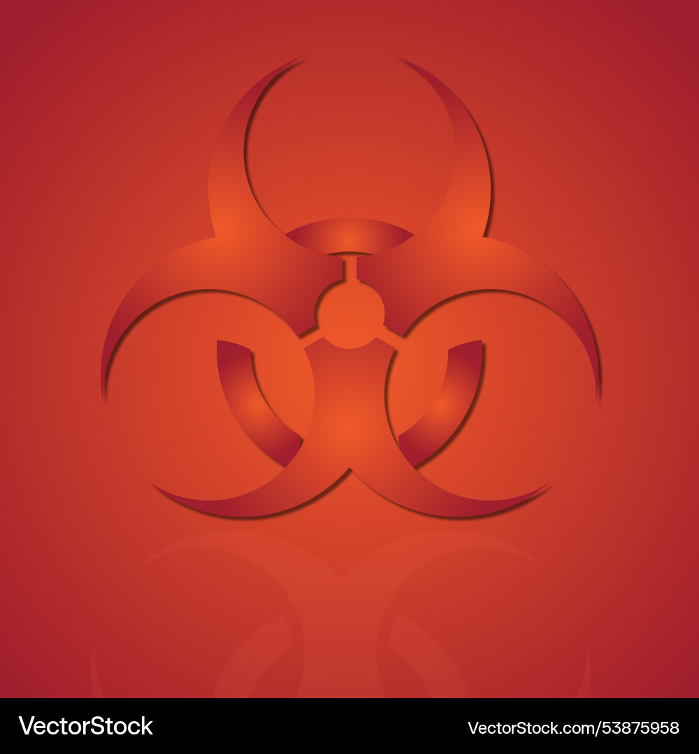 Biohazard symbol Royalty Free Vector Image - VectorStock