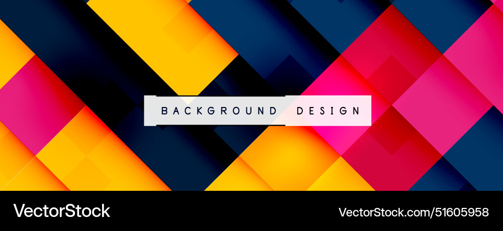 Dynamic colorful squares background Royalty Free Vector