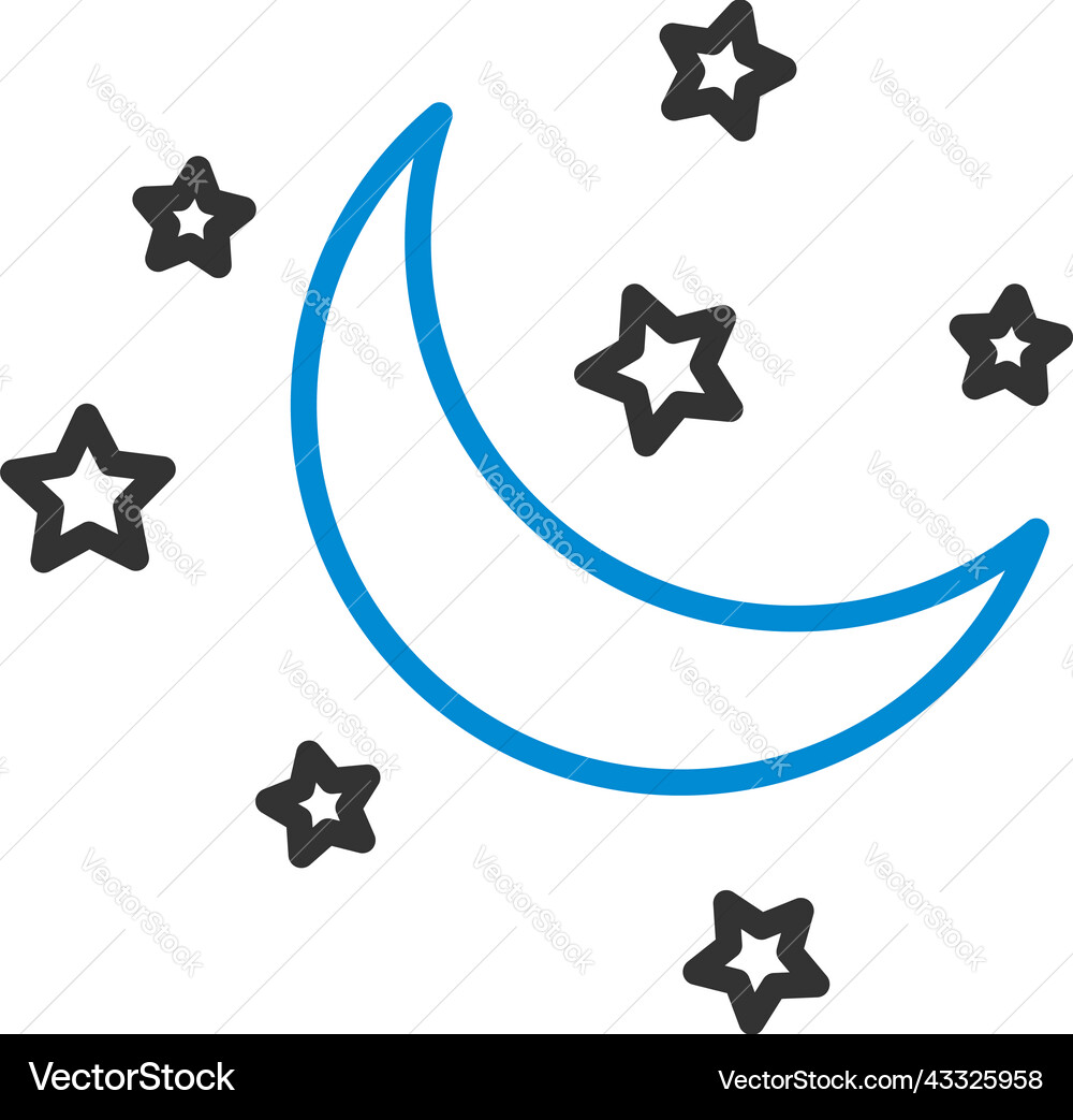 Night icon Royalty Free Vector Image - VectorStock