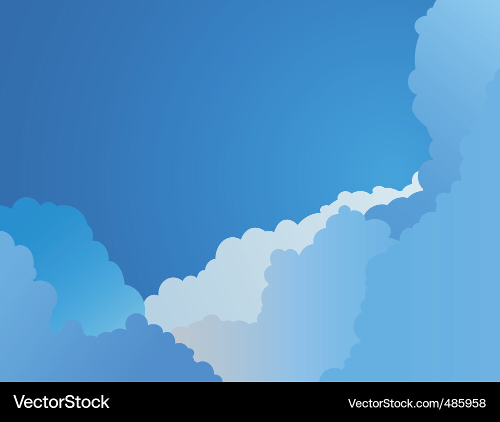 Storm sky Royalty Free Vector Image - VectorStock