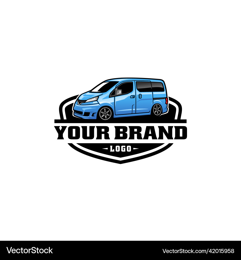 Van car logo Royalty Free Vector Image - VectorStock