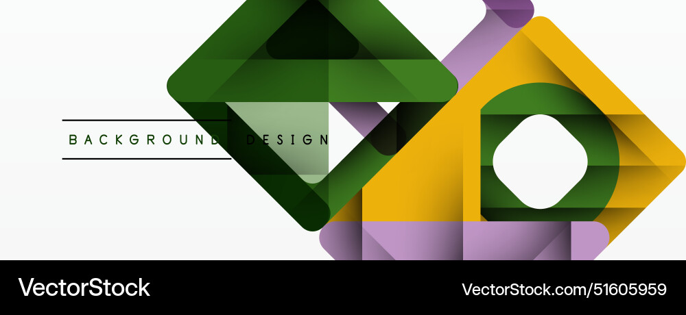 Business triangle and squares abstract Royalty Free Vector