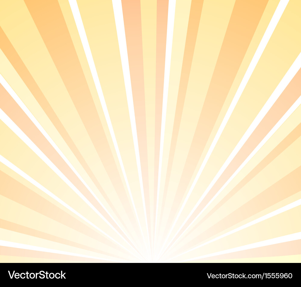 Radiant Sunset Rays Royalty Free Vector Image - VectorStock