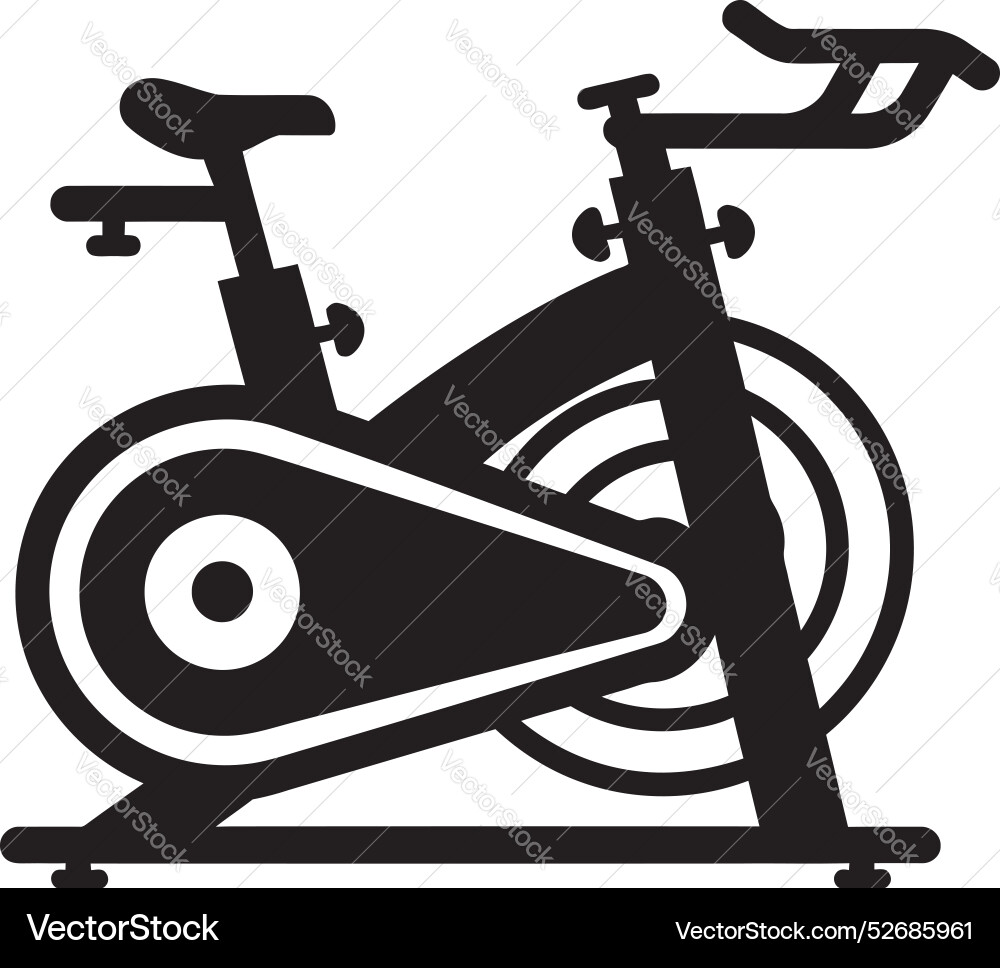 Endurance express exercise bike with dynamic logo Vector Image