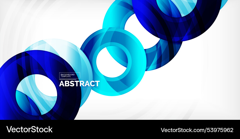 Circles round elements ring shapes premium Vector Image