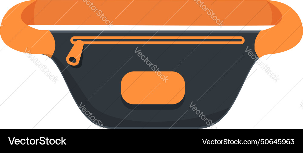 Fitness bag icon cartoon running Royalty Free Vector Image