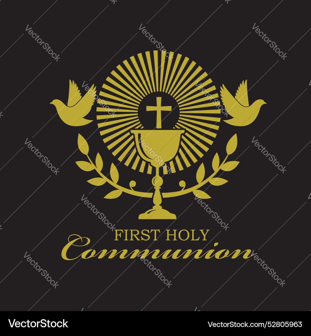 Holy communion icon Royalty Free Vector Image - VectorStock