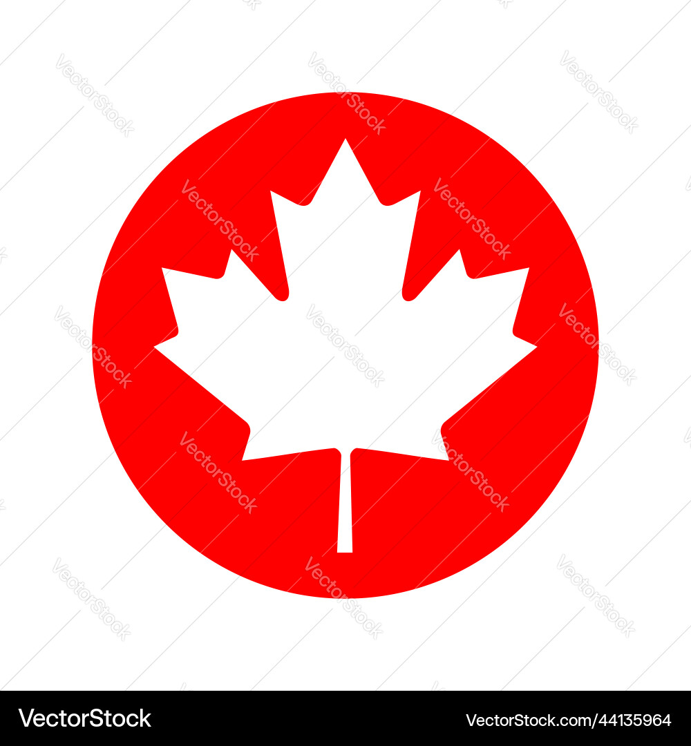 Canada sign Royalty Free Vector Image - VectorStock