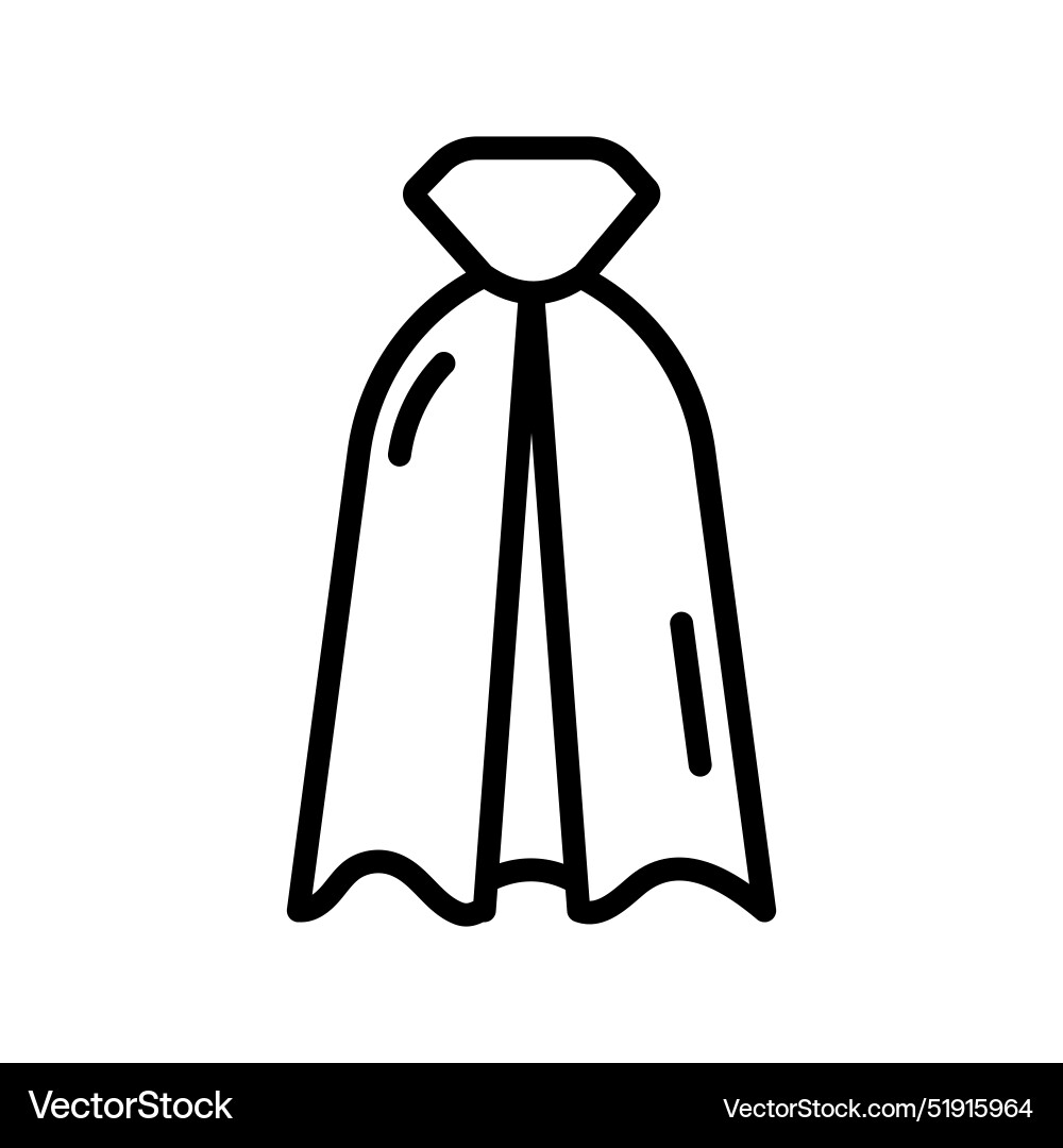 Invisibility cloak icon set fantasy for magic Vector Image