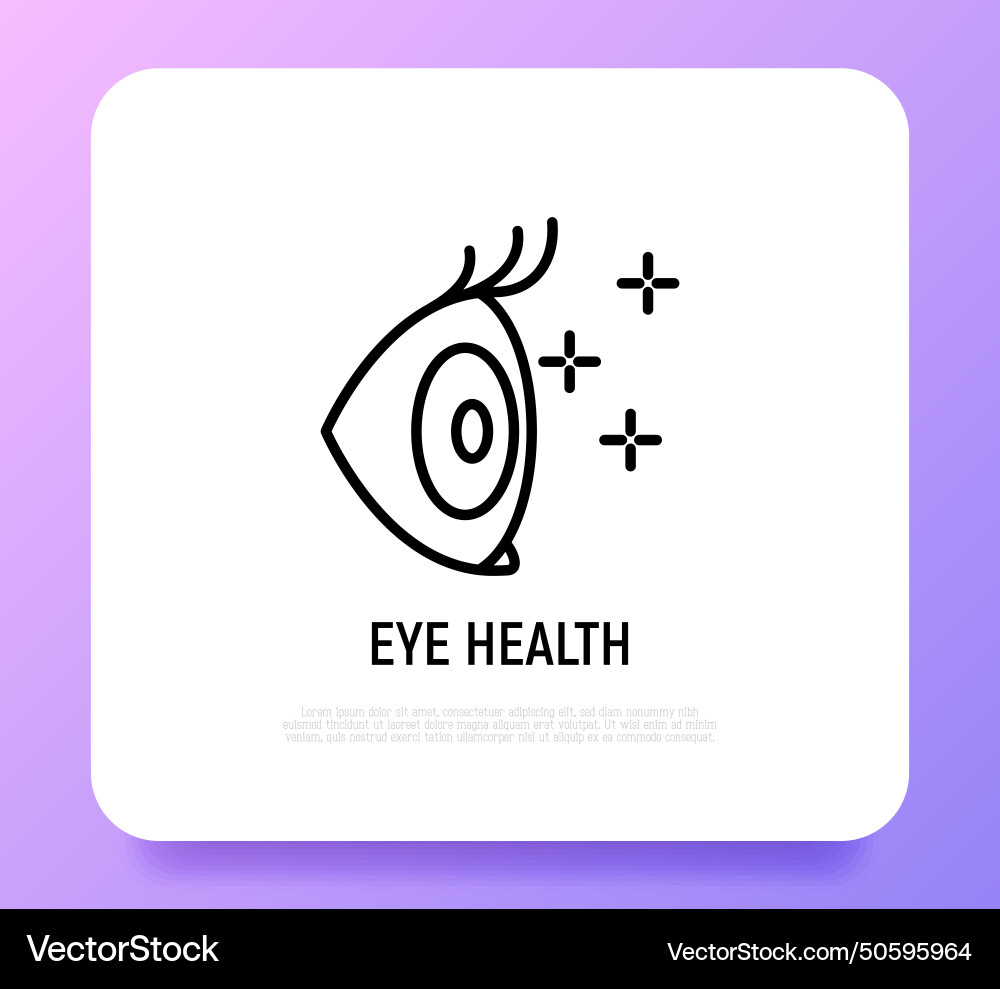 Ophthalmology eye health flat icon surgery Vector Image