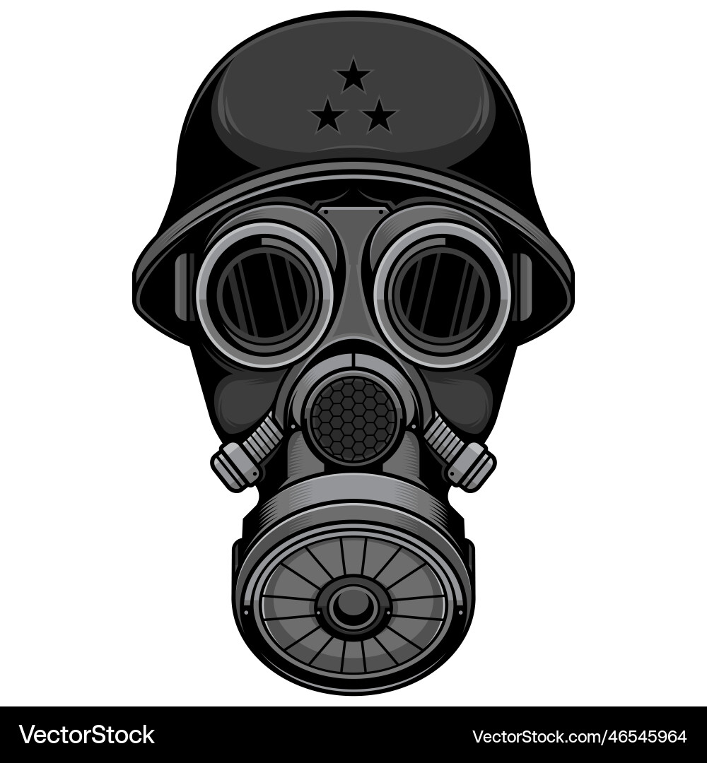 Traditional gas mask Royalty Free Vector Image