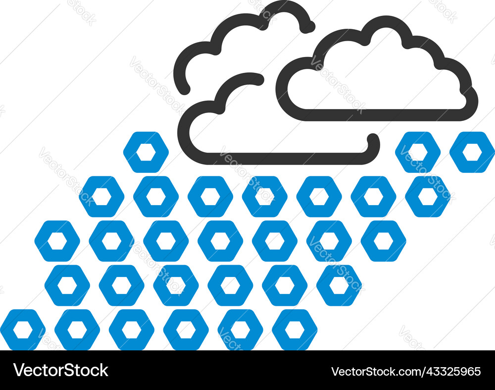 Hail icon Royalty Free Vector Image - VectorStock