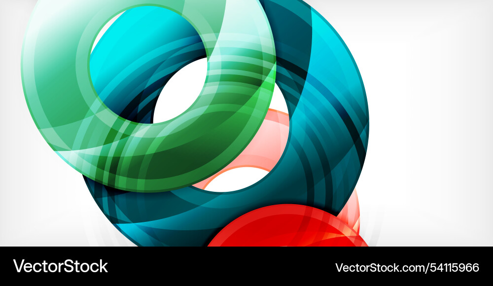 Circles round elements ring shapes premium Vector Image