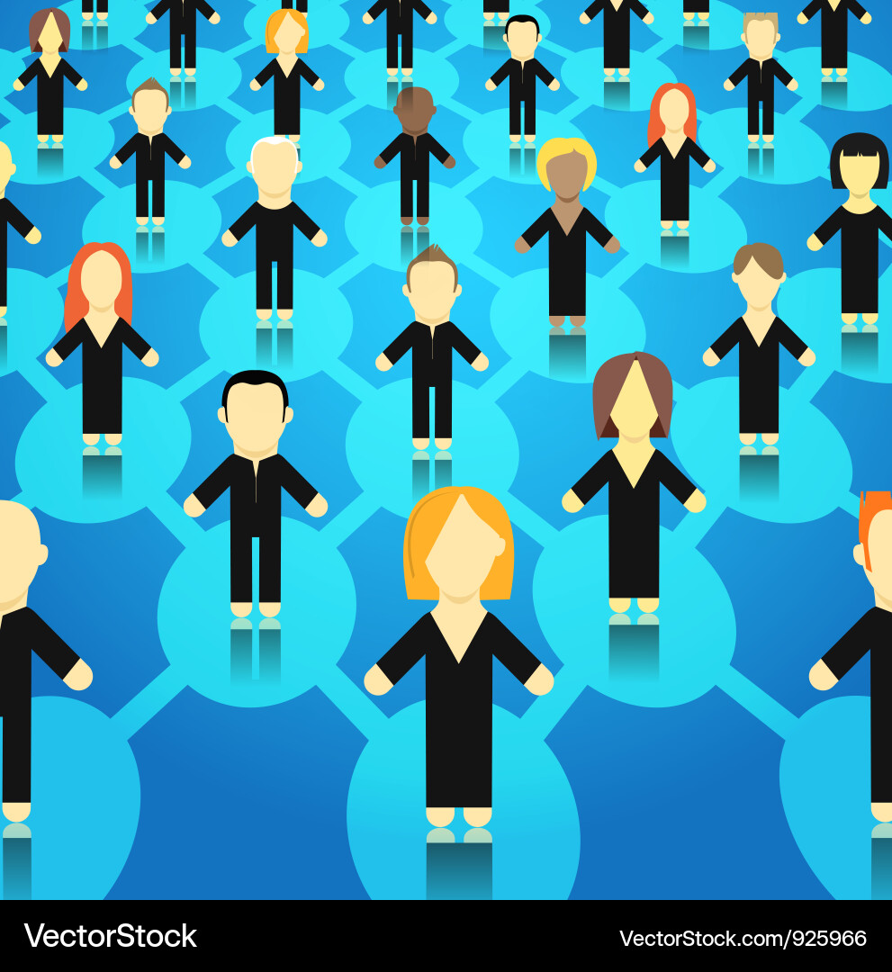Crowd Royalty Free Vector Image - VectorStock