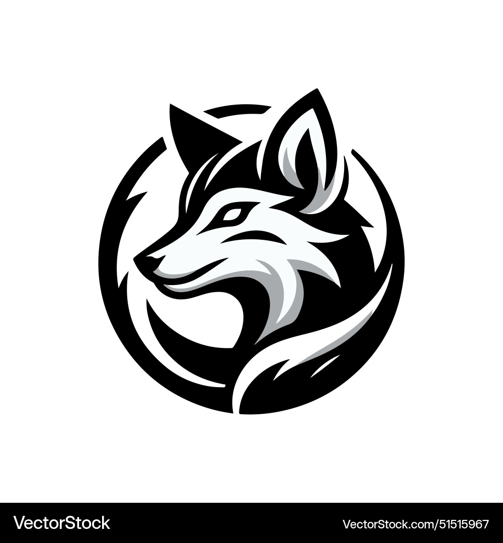 Fox Logo Black And White