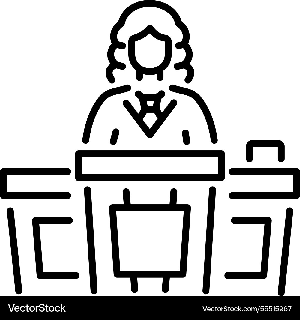 Magistrate Royalty Free Vector Image - VectorStock