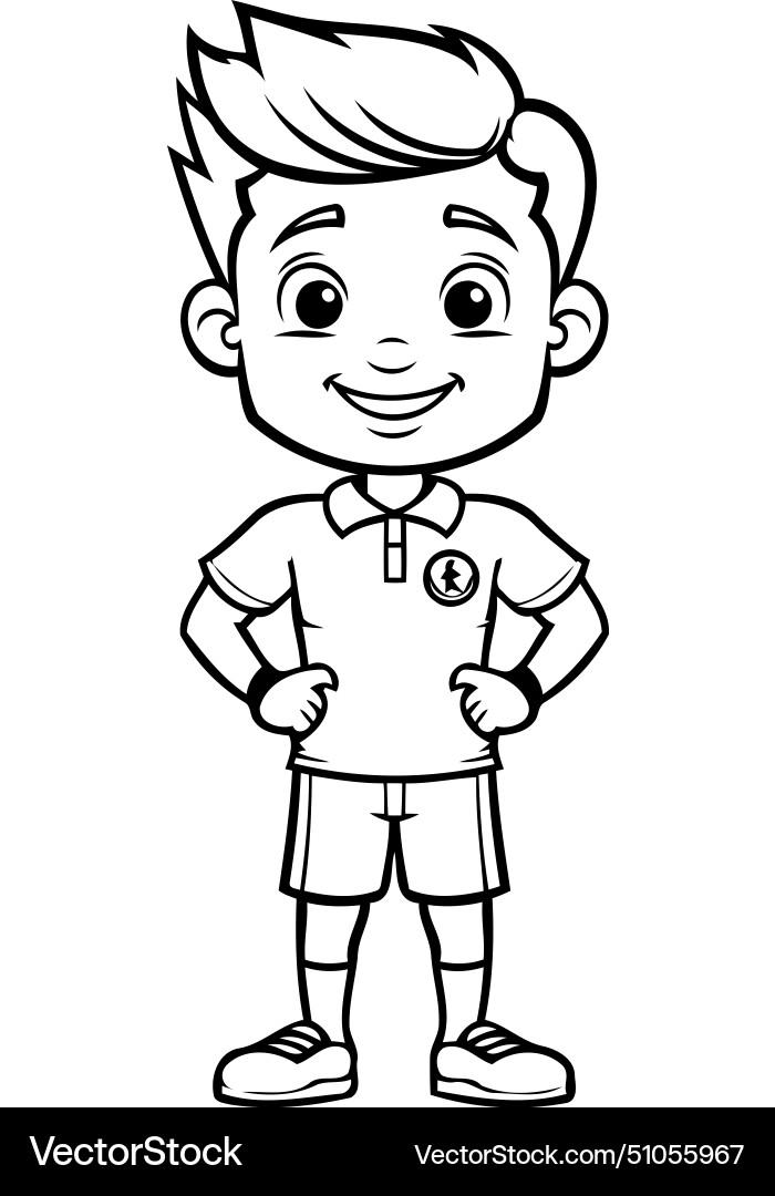 Soccer player - cartoon Royalty Free Vector Image