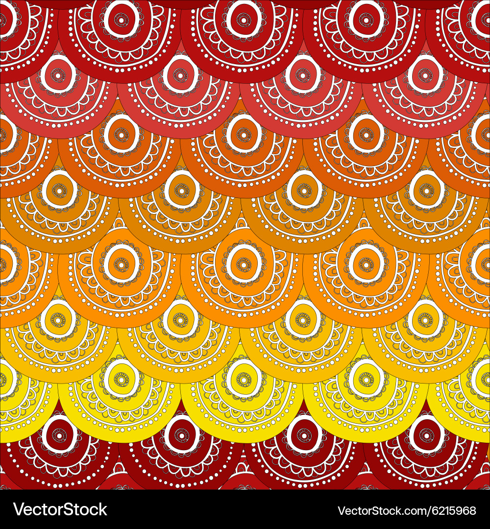 Ethnic Circle Pattern Royalty Free Vector Image