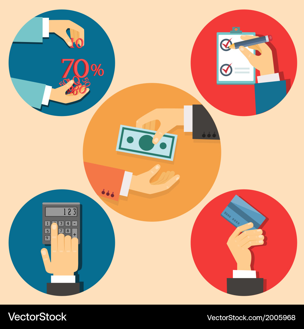 Finance and business Royalty Free Vector Image