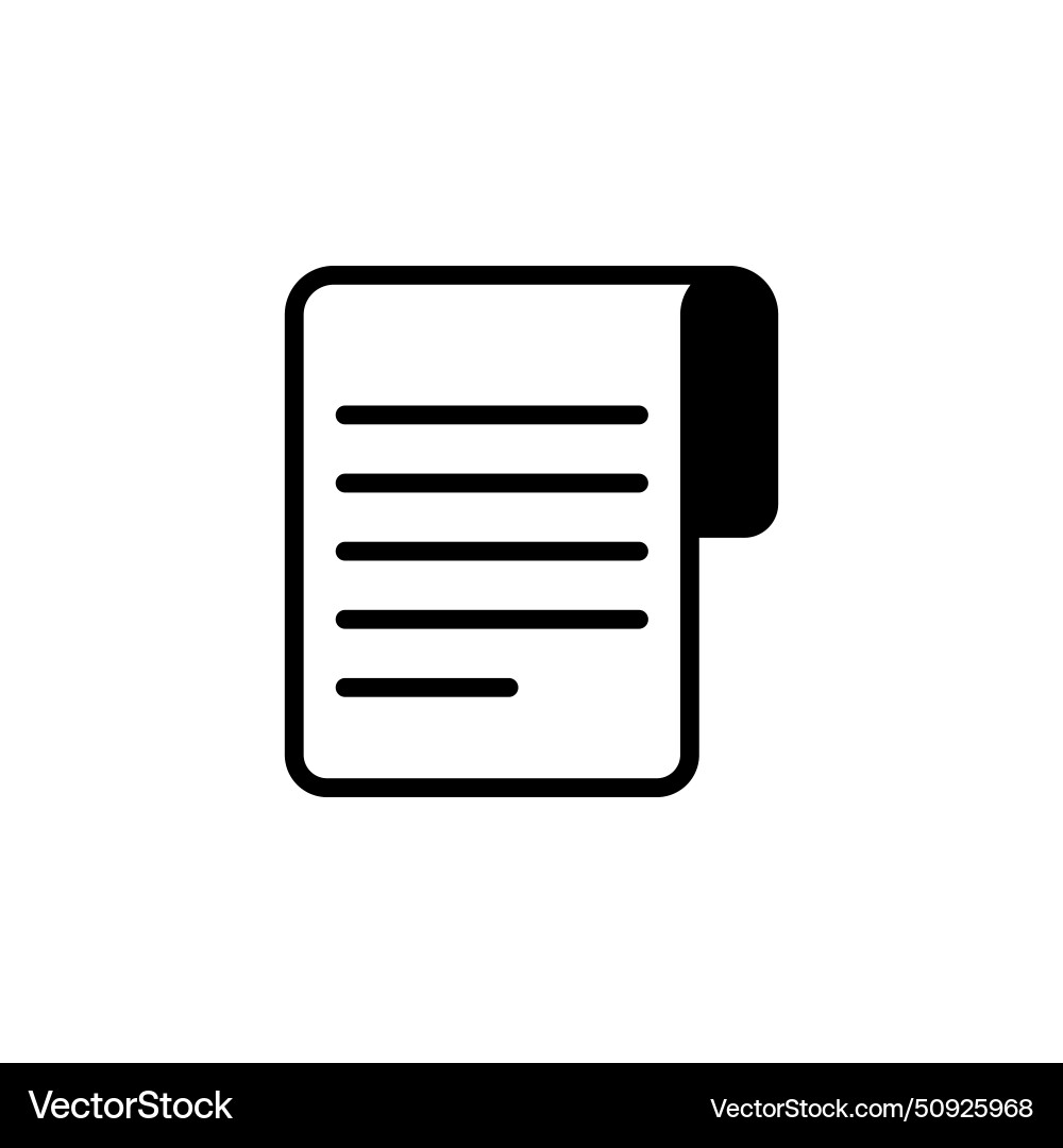 Newspaper flat icon Royalty Free Vector Image - VectorStock