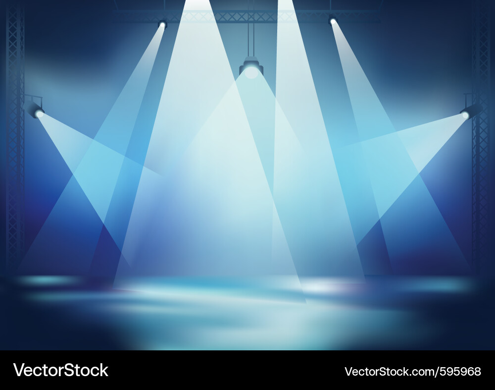 Stage light Royalty Free Vector Image - VectorStock